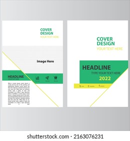 Vector Graphic Cover Page Design Stock Vector (Royalty Free) 2163076231 ...