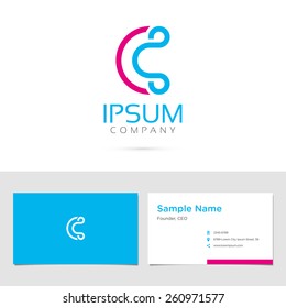 Two c logo Images, Stock Photos & Vectors | Shutterstock