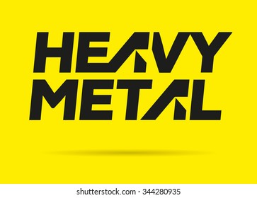 Vector Graphic Heavy Metal Stock Vector (Royalty Free) 344280935 ...