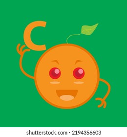 Vector Graphic Illustration Orange Characters Variations Stock Vector ...
