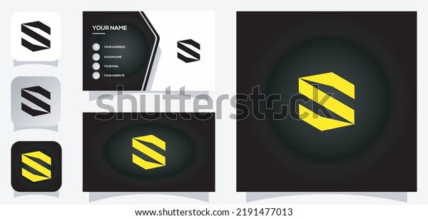 Vector Graphic Letter S Logo Design Stock Vector (Royalty Free ...
