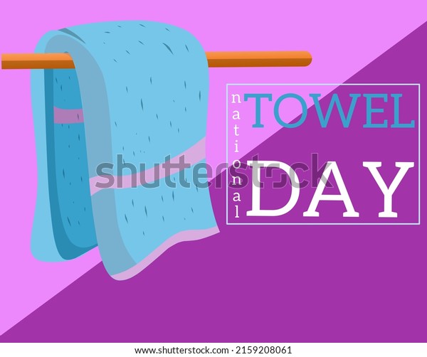 Vector Graphic National Towel Day Good Stock Vector (Royalty Free ...