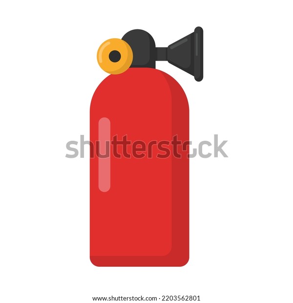 Vector Graphic Oxygen Tank Red Oxygen Stock Vector (Royalty Free ...