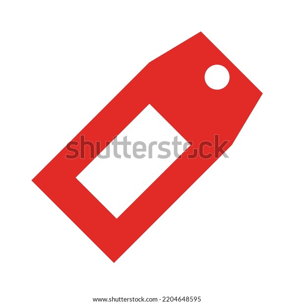 Vector Graphic Price Tag Red Price Stock Vector (Royalty Free ...