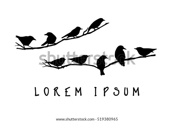 Vector Graphic Set Hand Drawn North Stock Vector (Royalty Free) 519380965