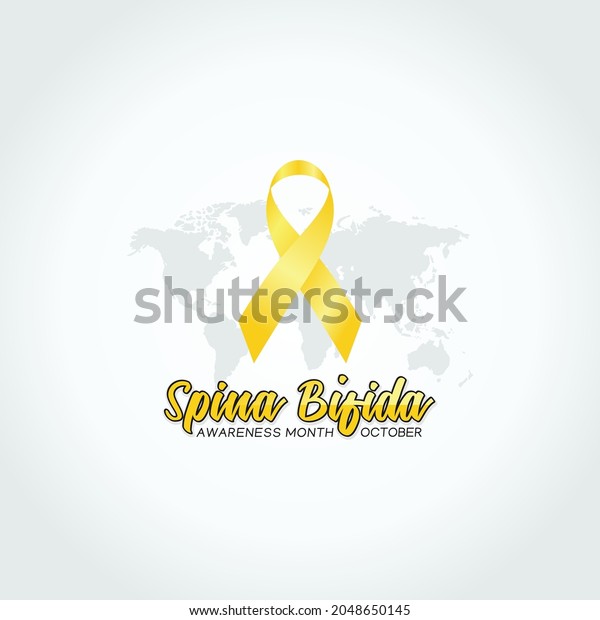 Vector Graphic Spina Bifida Awareness Month Stock Vector Royalty Free
