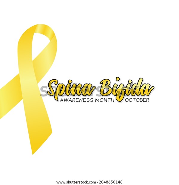 Vector Graphic Spina Bifida Awareness Month Stock Vector Royalty Free