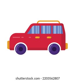 Vector Graphic Suv Car Red Suv Stock Vector (Royalty Free) 2203562807 ...
