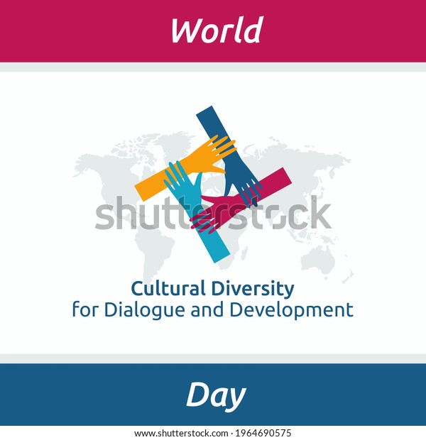 Vector Graphic World Day Cultural Diversity Stock Vector (Royalty Free ...