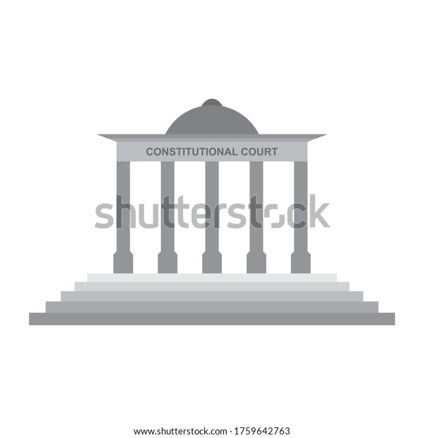 Vector Graphics Constitutional Court Building Stock Vector (Royalty ...