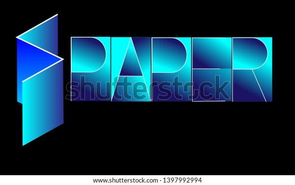 Vector Graphics Graphic Fantasies Word Paper Stock Vector (Royalty Free ...