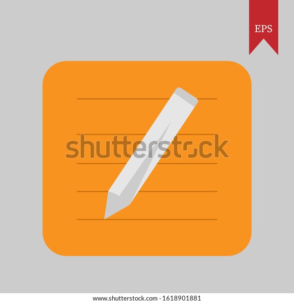 Vector Graphics Illustration Notes Can Be Stock Vector (Royalty Free ...