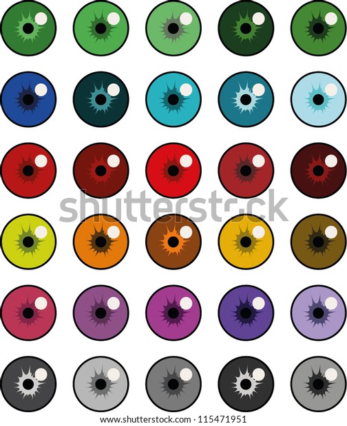 Vector Graphics Illustration Pupils Stock Vector (Royalty Free ...
