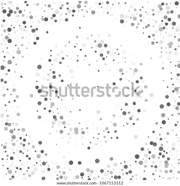 Vector Gray Confetti On Transparent Background Stock Vector (Royalty ...