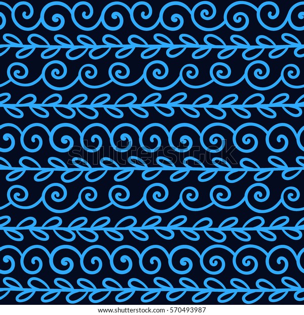 Vector Greek Wave Meander Decorative Elements Stock Vector (Royalty ...
