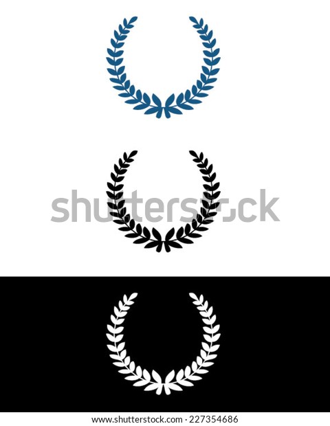 Vector Greek Wreath Symbol Set Color Stock Vector (Royalty Free ...