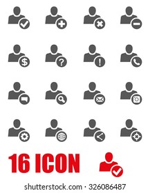 User Icons Set Stock Vector (Royalty Free) 1038324736