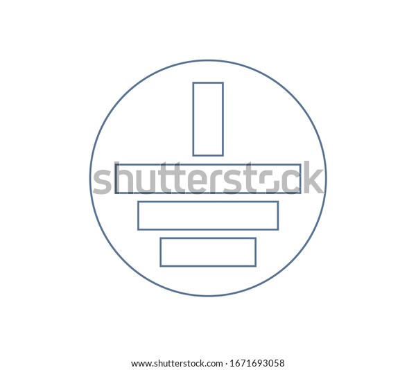 Vector Ground Electricity Iconillustration Grounding Icon Stock Vector ...