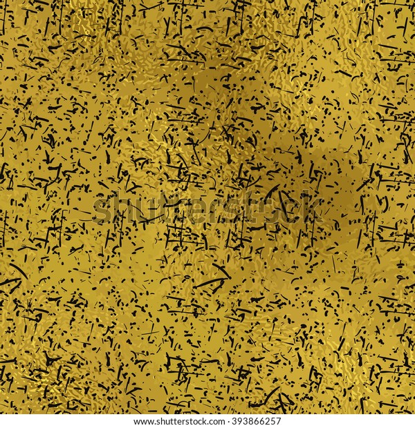 Vector Grunge Gold Seamless Texture Stock Vector (Royalty Free ...
