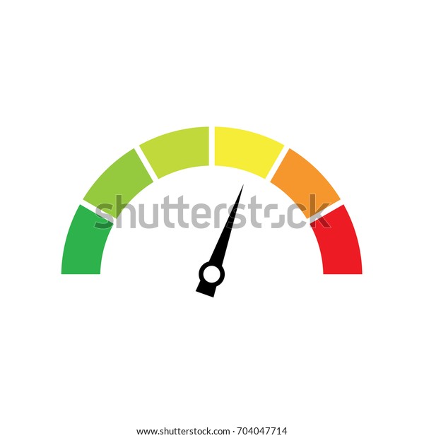 Vector Guage Showing Levels Low High Stock Vector (Royalty Free ...