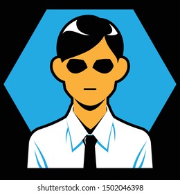 Vector Half Body Male Figure Stock Vector (Royalty Free) 1502046398 ...