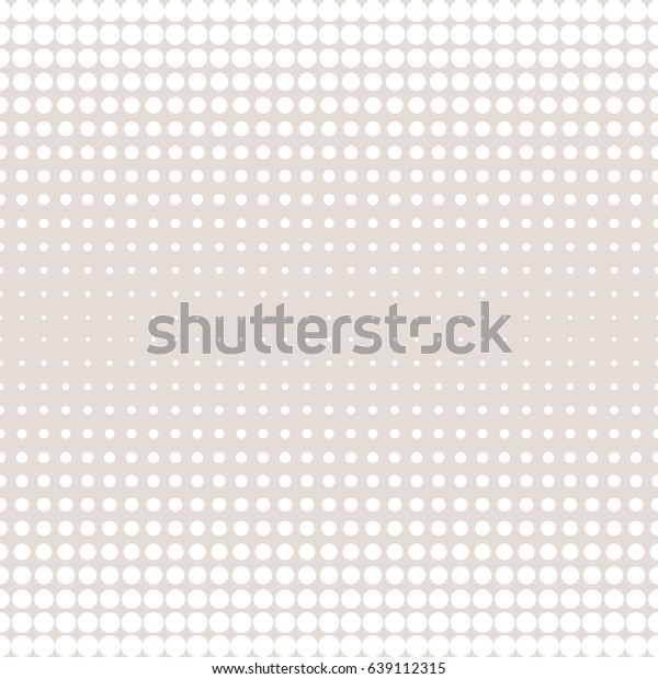 Vector Halftone Circles Seamless Pattern Texture Stock Vector (Royalty ...