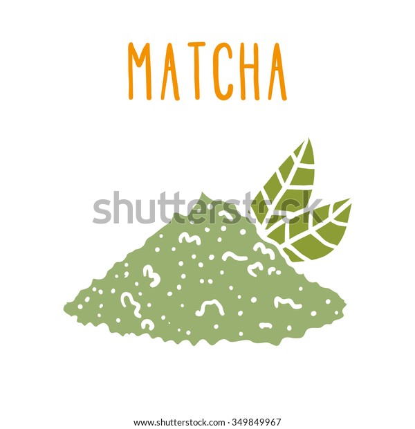 Vector Hand Drawn Matcha Illustration Stock Vector (Royalty Free ...