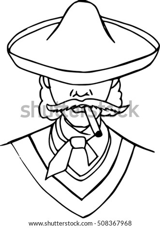 Poncho Coloring Page Coloring Pages