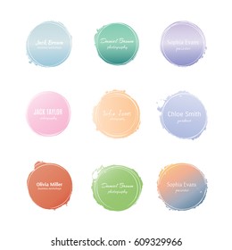 Vector Hand Drawn Shapes Brand Identity Stock Vector (Royalty Free ...