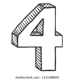 1,328 Outline of 4 pencils Images, Stock Photos & Vectors | Shutterstock