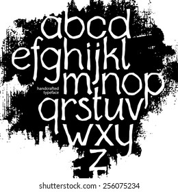 Kids Alphabet Black White Decorative Isolated: Vector có sẵn (miễn phí ...