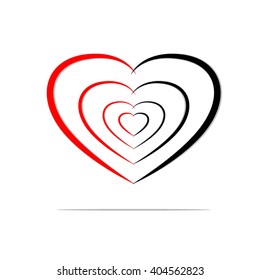 Vector Heart Symbols Stock Vector (Royalty Free) 404562823 | Shutterstock