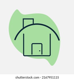 Vector Home Cartoon Symbol Icon Stock Vector (Royalty Free) 2167951115 ...