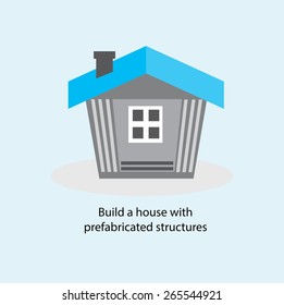 Vector Home Precast Stock Vector (Royalty Free) 265544921 | Shutterstock