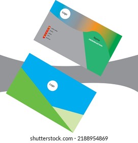 Vector Horizonta Creative Simple Business Card Stock Vector (Royalty ...