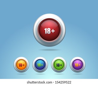 Vector Icon 18 Button Stock Vector (Royalty Free) 154259522 | Shutterstock