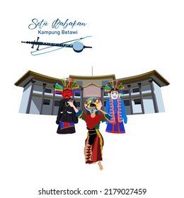 Vector Icon Betawi Setu Babakan Jakarta Stock Vector (Royalty Free ...