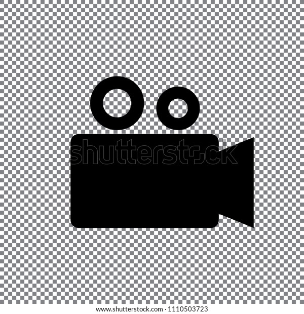 Vector Icon Camcorder On Transparent Background Stock Vector (Royalty ...