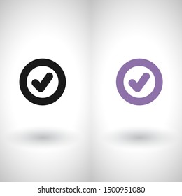 Vector Icon Check Mark 10 Eps Stock Vector (Royalty Free) 1500951080 ...