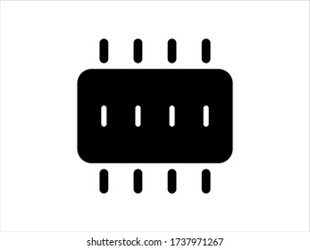 Vector Icon Circuit Board Circuit Symbol Stock Vector (Royalty Free ...