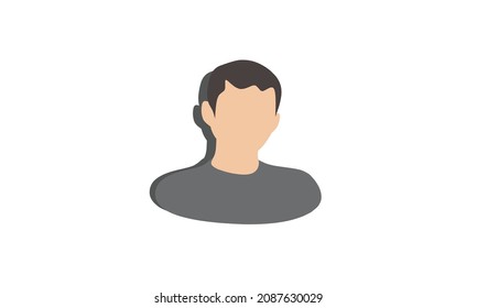 Vector Icon Contact Profile Stock Vector (Royalty Free) 2087630029 ...