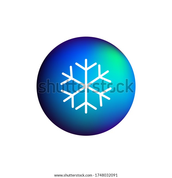 Vector Icon Defrost Symbols Image Drop Stock Vector (Royalty Free ...