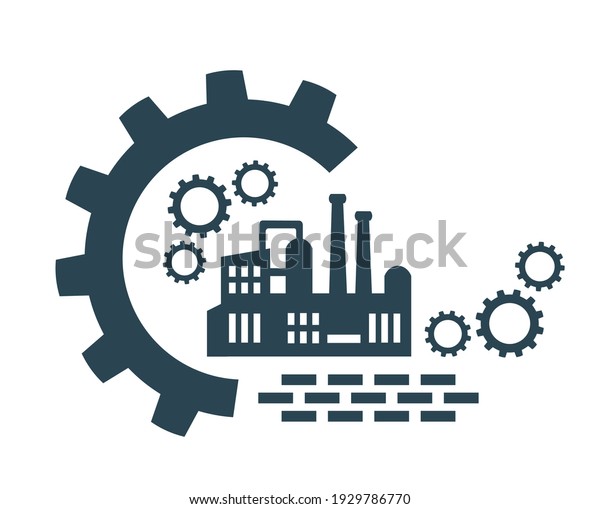 Vector Icon Factory Logo Factory Logo Stock Vector (Royalty Free ...
