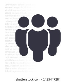 Vector Icon Group People 10 Eps Stock Vector (Royalty Free) 1425447284 ...