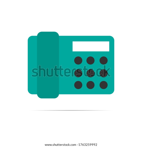Vector Icon Landline Phone Buttons Eps Stock Vector (Royalty Free ...