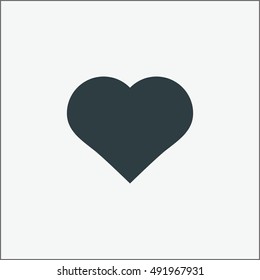 Vector Icon Like Heart Vector Illustration Stock Vector (Royalty Free ...