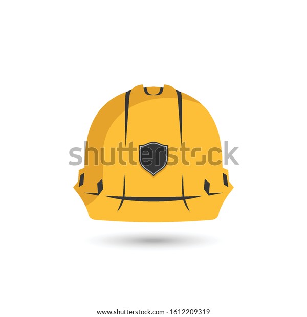 Vector Icon Logo Safety Helmet Construction Stock Vector (Royalty Free ...