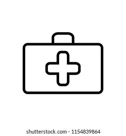 Vector Icon Medical Box Stock Vector (Royalty Free) 1154839864