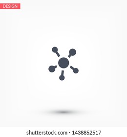 Vector Icon Molecules Lorem Ipsum Illustration Stock Vector (Royalty ...