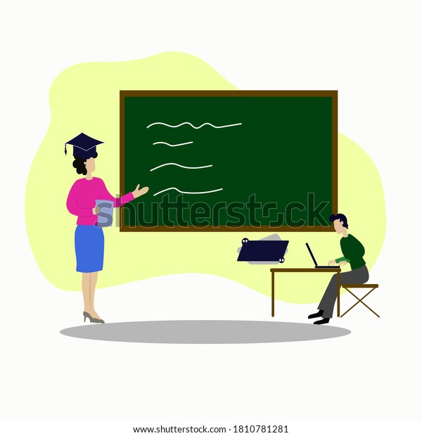 Vector Icon Professional Personal Teachers Classroom Stock Vector ...
